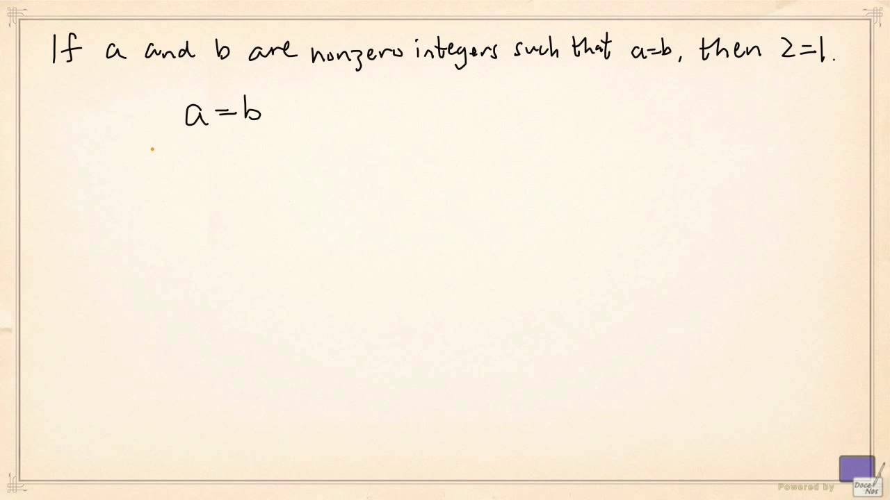 Mathematical Proofs - A Very Short Introduction - YouTube