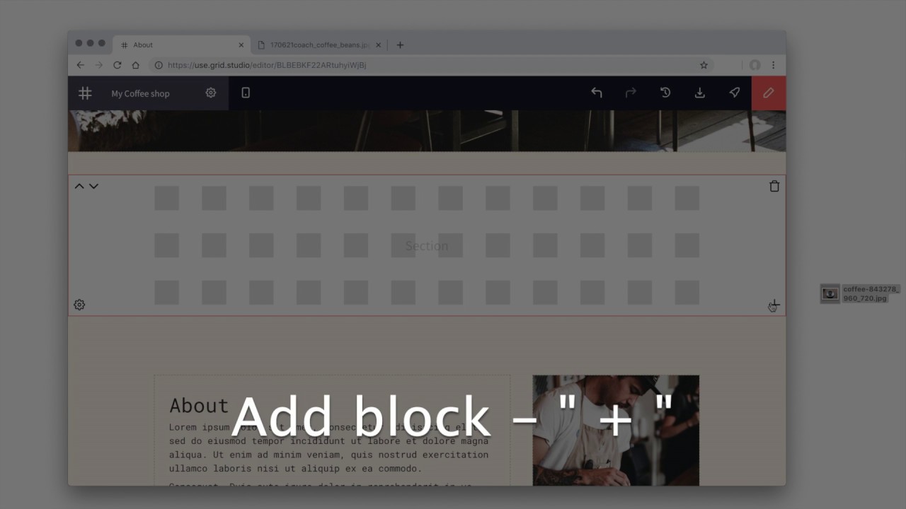 How to use blocks - #grid.studio - YouTube