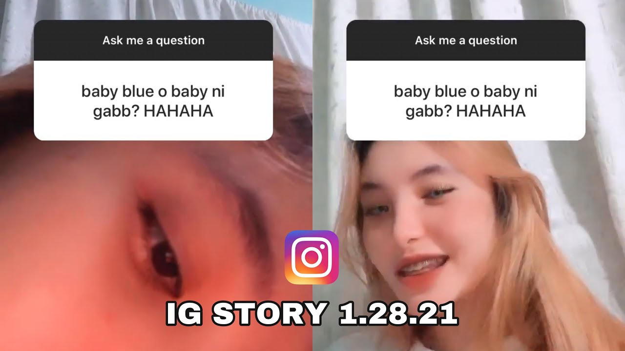 Baby Blue o Baby ni Gabb? - MNL48 Amy IG story (1/28/21) - YouTube