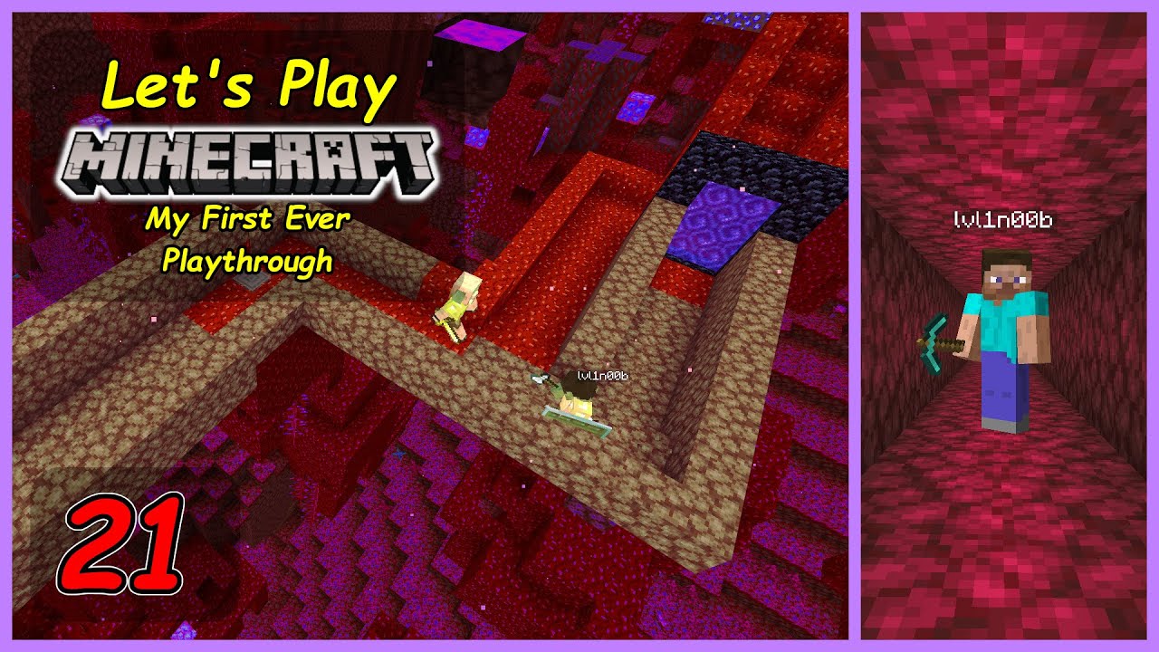 I Built A Basic Nether Highway | Total n00b Learning Minecraft Survival ...