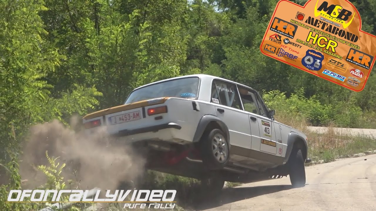 HCR Rally Tesztedzés 2024 Crash & Action - Ofonrallyvideo - YouTube