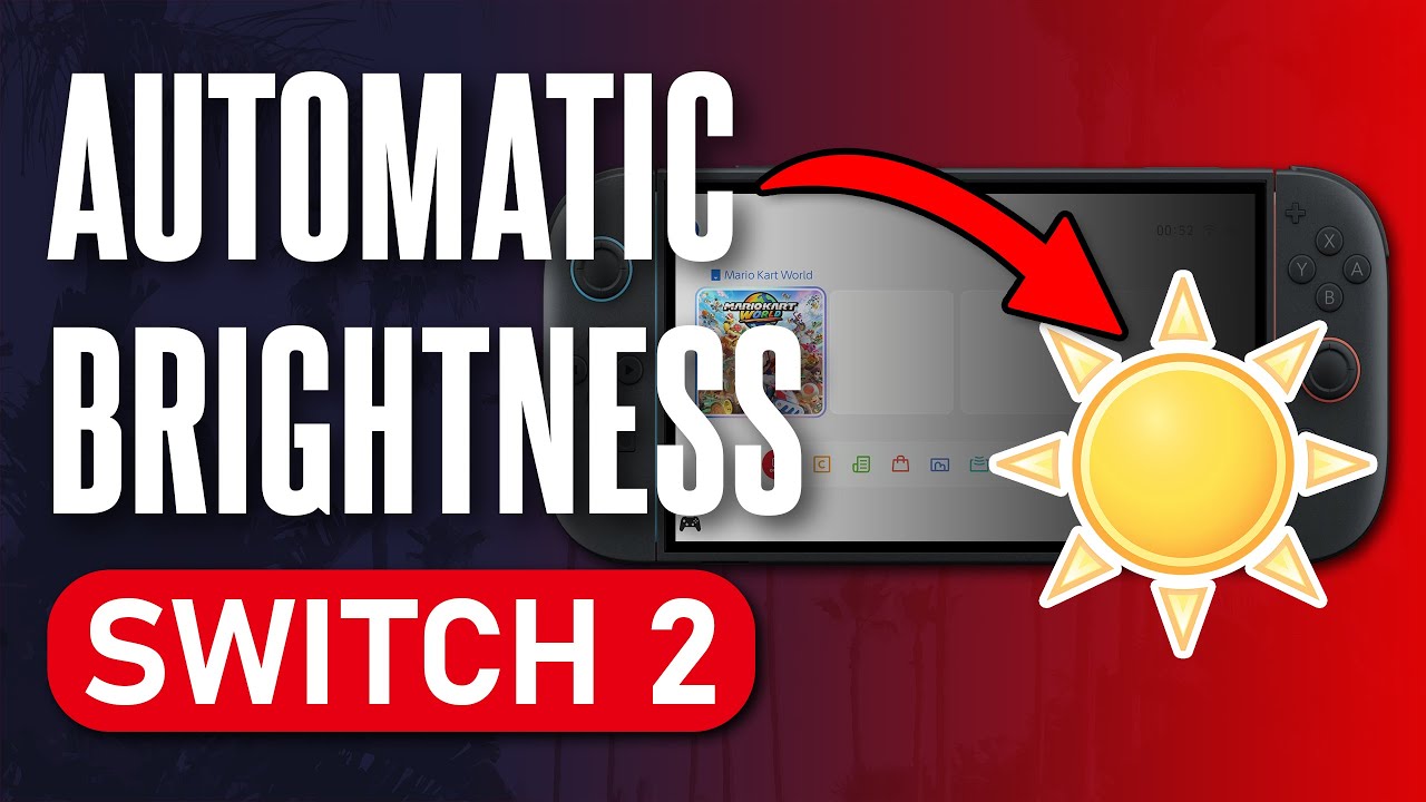 How to Turn ON or Turn OFF Auto Brightness on Nintendo Switch 2 - YouTube