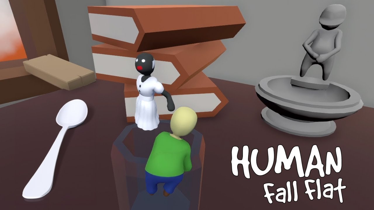 BALDI AND GRANNY BECAME TINY HUMANS in HUMAN FALL FLAT - YouTube