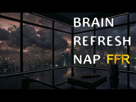 30 Min CEO Nap | 528 Hz Mind Refresh | Deep Power Nap Rain & Monaural Beats