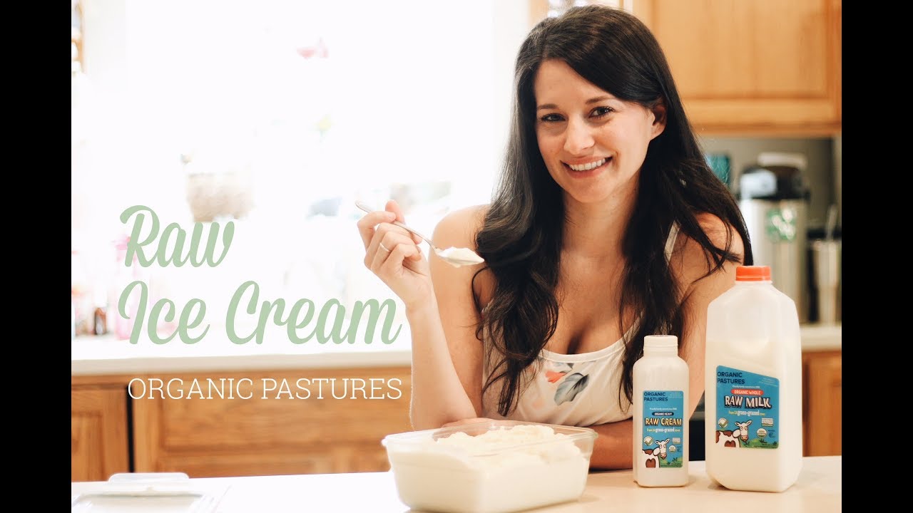 Organic Pastures Raw Ice Cream - YouTube