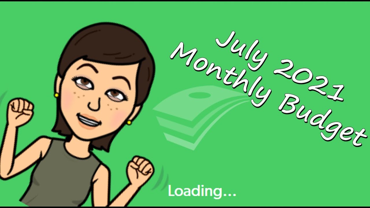 July 2021 Budget | EveryDollar | Big Debt Payments - YouTube