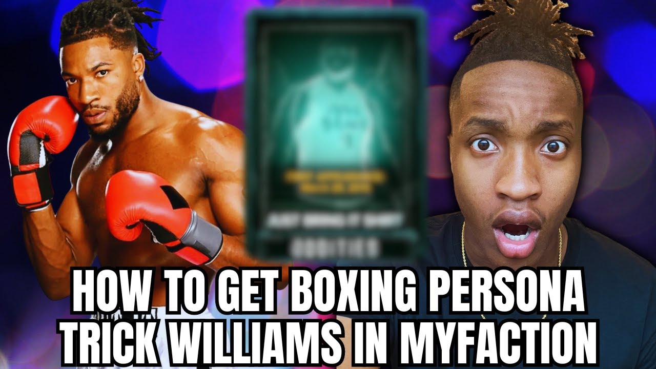 How To Get Boxing Persona Trick Williams In WWE 2K24 MyFaction - YouTube
