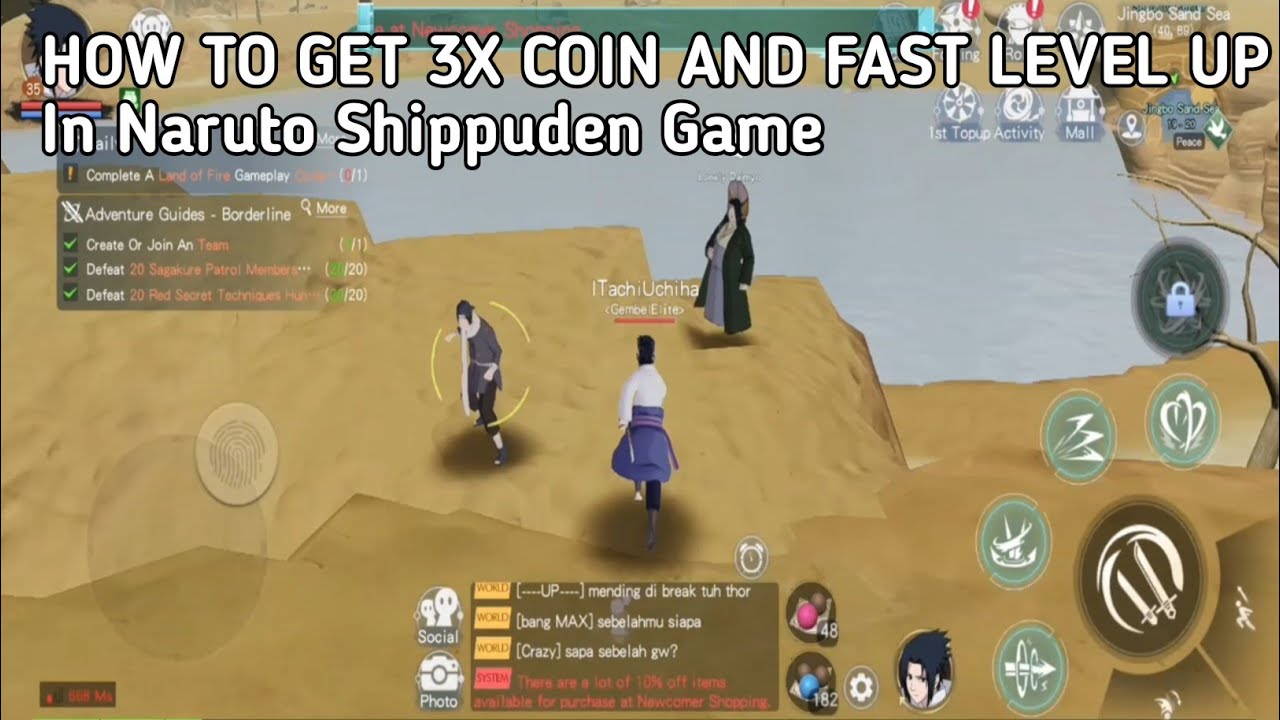 How to get more coins in new naruto game🔥| Naruto shippuden game tips ...