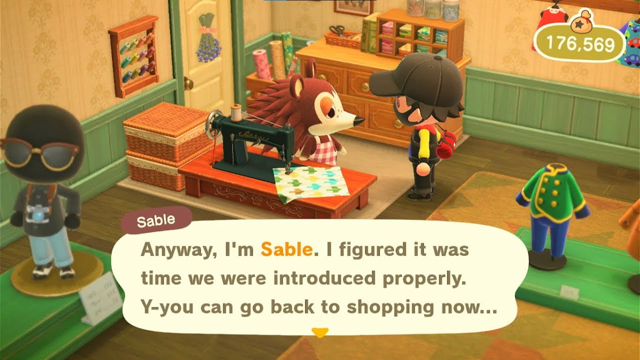 Being Properly Introduced To Sable (Animal Crossing New Horizons) (Day ...