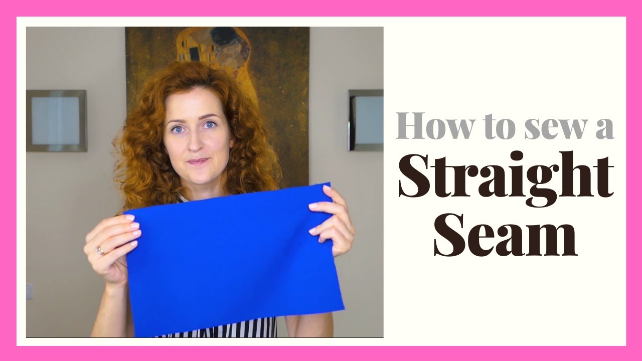 Learn to sew a straight seam (sewing tutorial) - YouTube