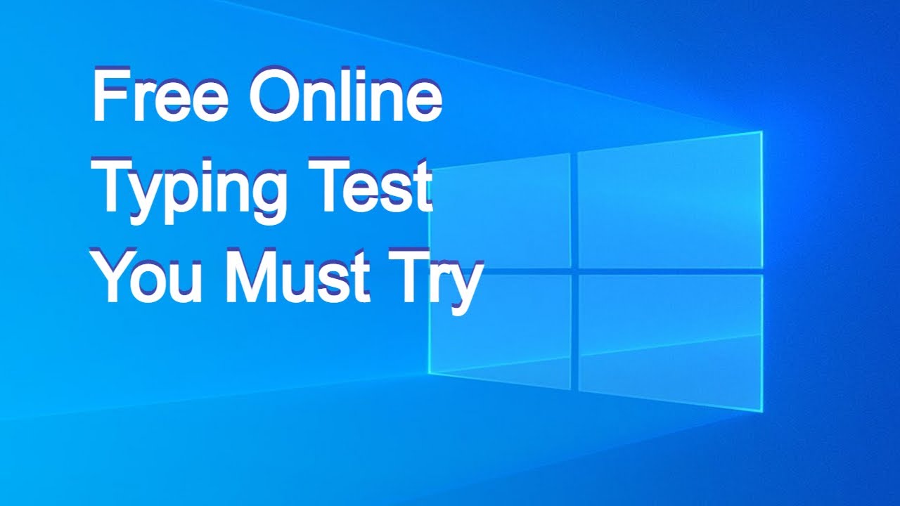Free Online Typing Test You Must Try - YouTube