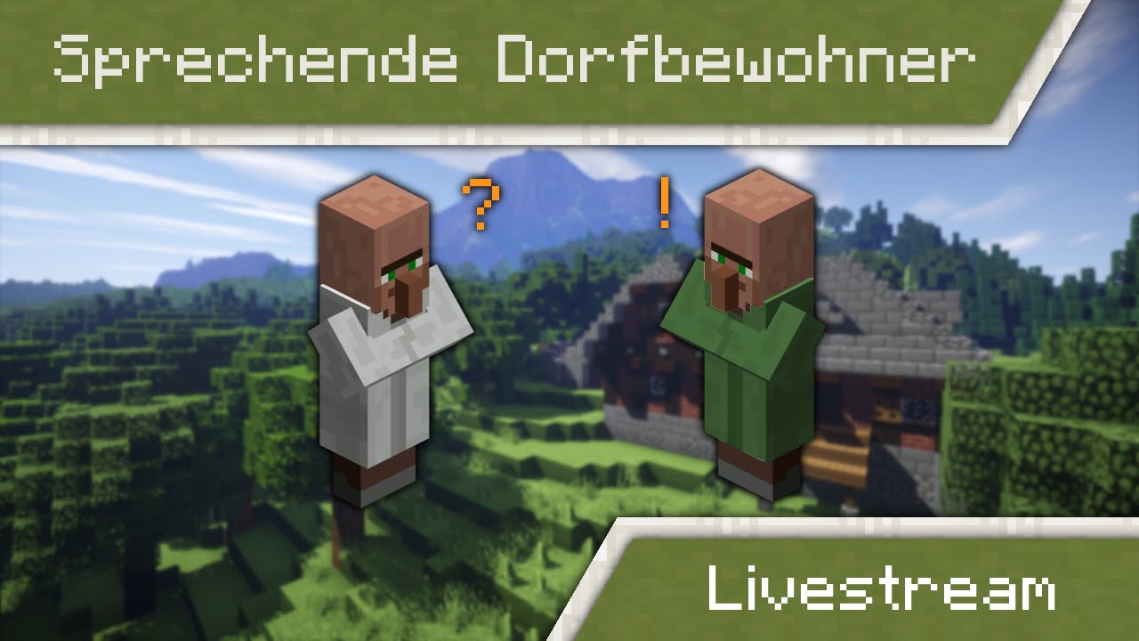 Sprechende Dorfbewohner in Minecraft mit Rechtsklick | #ProjectZelda ...