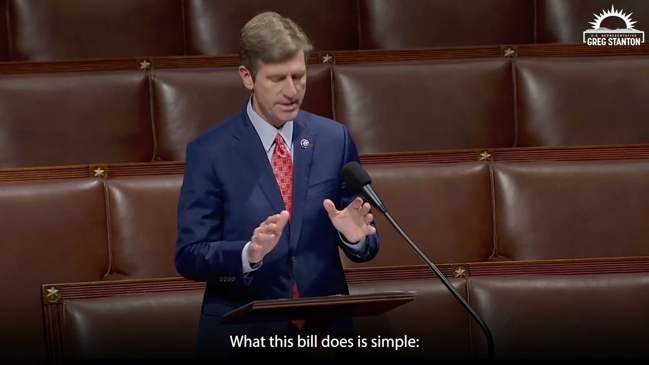 Rep. Stanton speaks in support of his bipartisan drone infrastructure ...