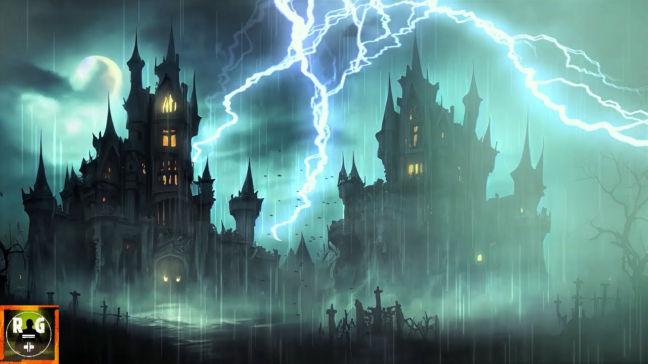 Fantasy Castle Thunderstorm with Rain, Wind and Heavy Thunder Sounds ...