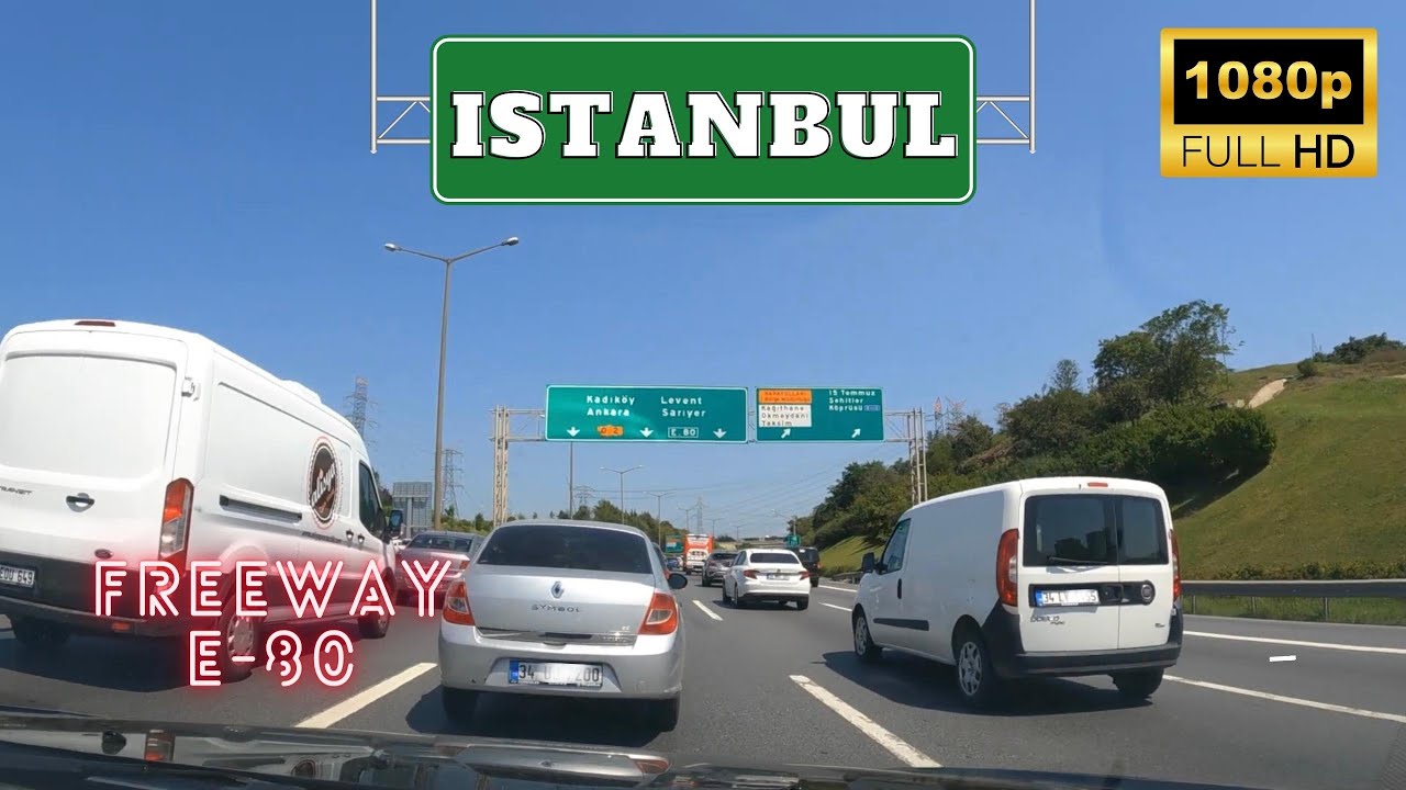 Istanbul Freeway | Bagcilar to Maslak | HD Drive Tour 2022 | Toyota ...