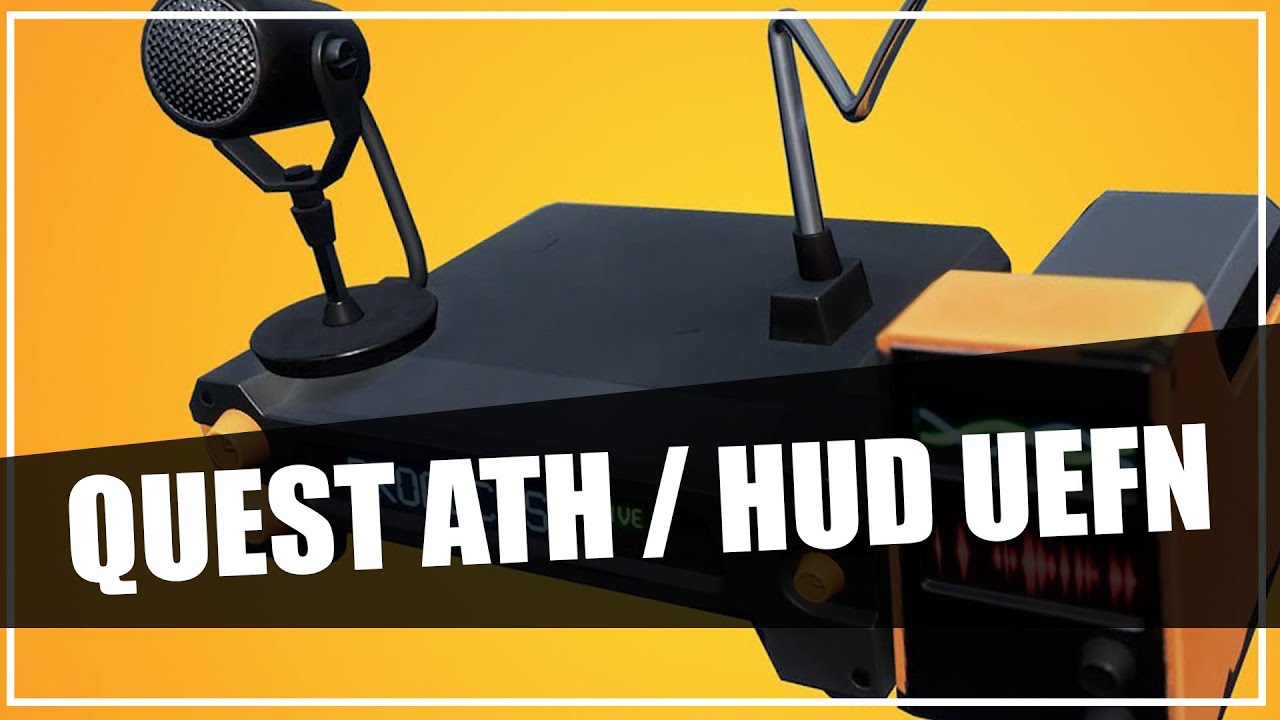 [UEFN] ATH / HUD Quest message / Message de quêtes et repère Minimap ...