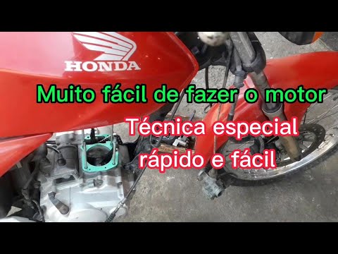 como fazer o motor da Titan 150 fan 125 e Bros 150 rápido e fácil - YouTube