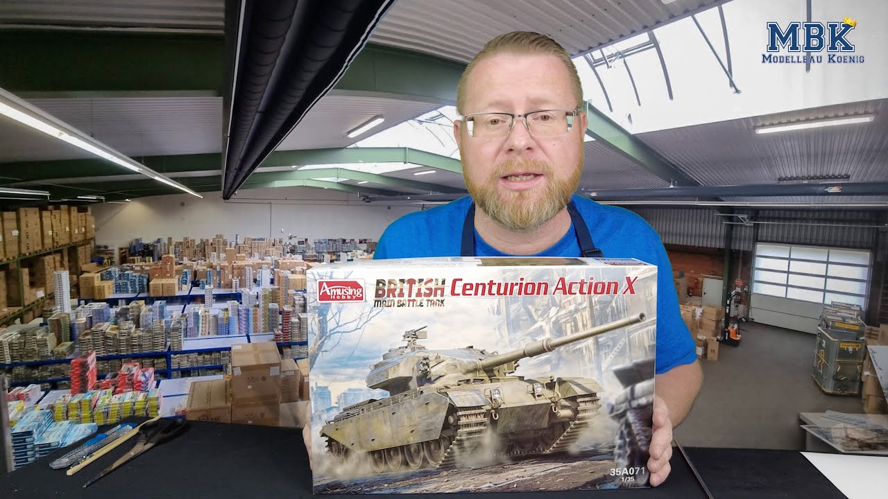 MBK packt aus #1192 - 1:35 Centurion Action X British MBT (Amusing ...