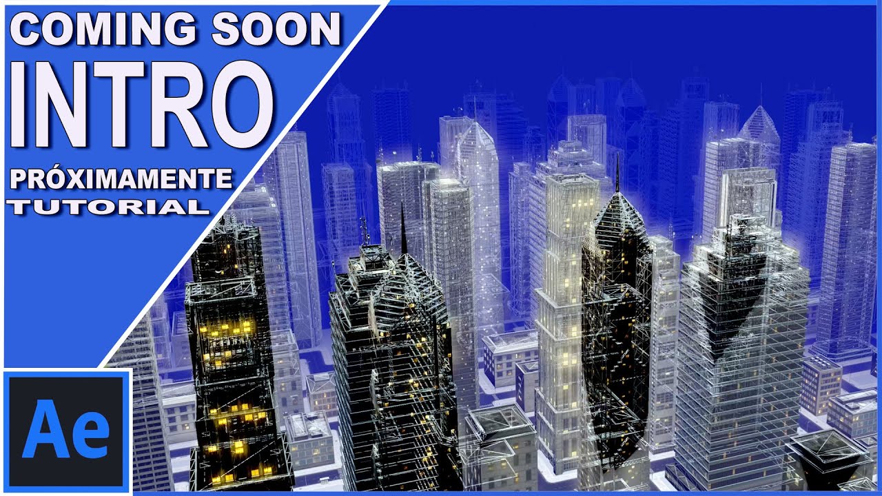 INTRO Metropolitan wireframe Element 3D | After Effects - YouTube