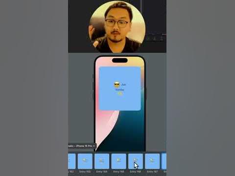 Widgetkit tutorial using SwiftUI and iOS 18 #coding #swiftdev - YouTube