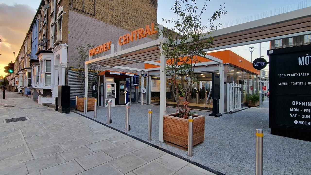 New Station Entrance at Hackney Central Station - YouTube