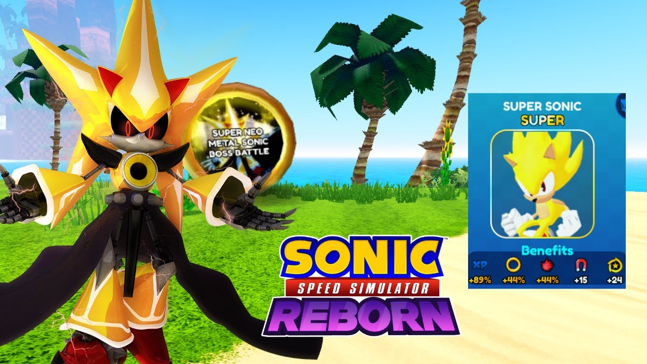 New Super Neo Boss Battle + Unlock Super Sonic (Sonic Speed Simulator ...
