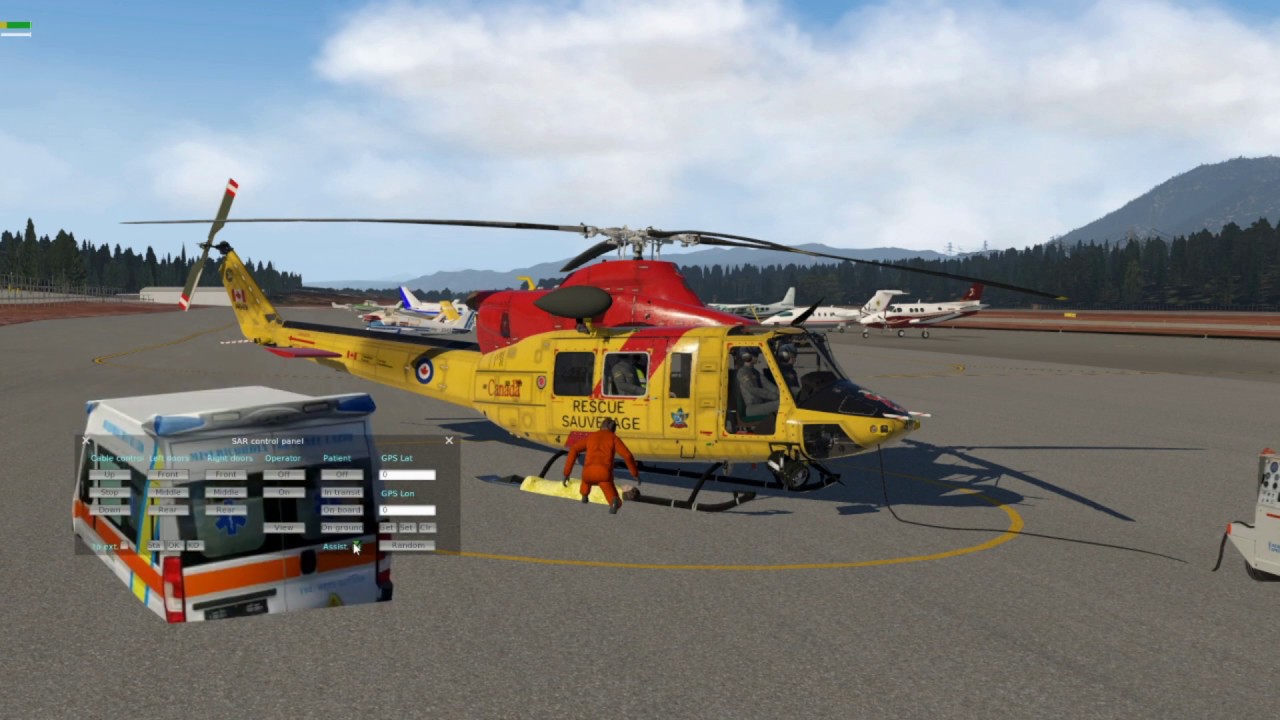 SAR Sound/Animations mod for X-Trident Bell 412 with Swiss Creations ...