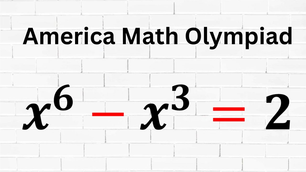 A Nice Algebra Math Olympiad Problem | Nice Solution - YouTube