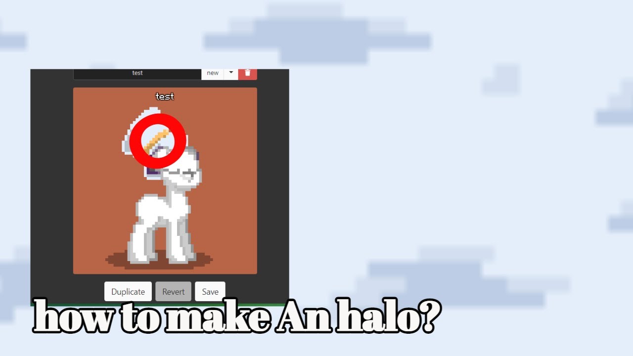 How to make halo | Ponytown new outro - YouTube