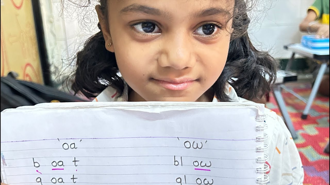 GENIUS PHONICS AND GRAMMAR CLASSES is live oa and ow sound | oa words | ow words - YouTube