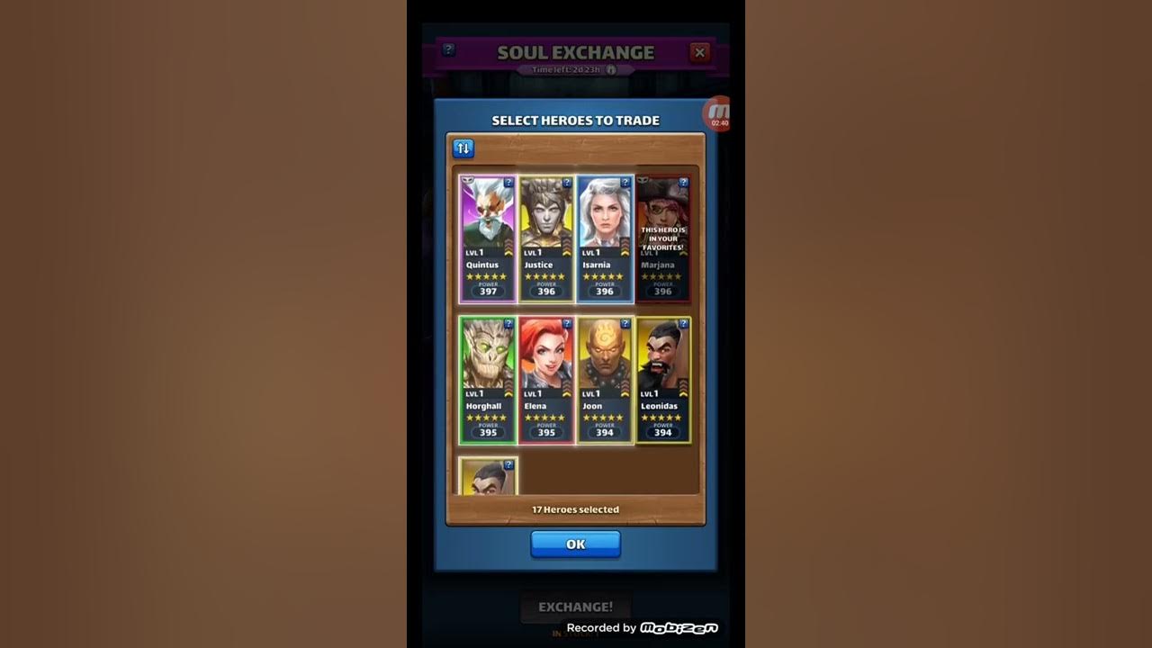 Empires and Puzzles Soul Exchange November 2022 discussion and Hero choice - YouTube