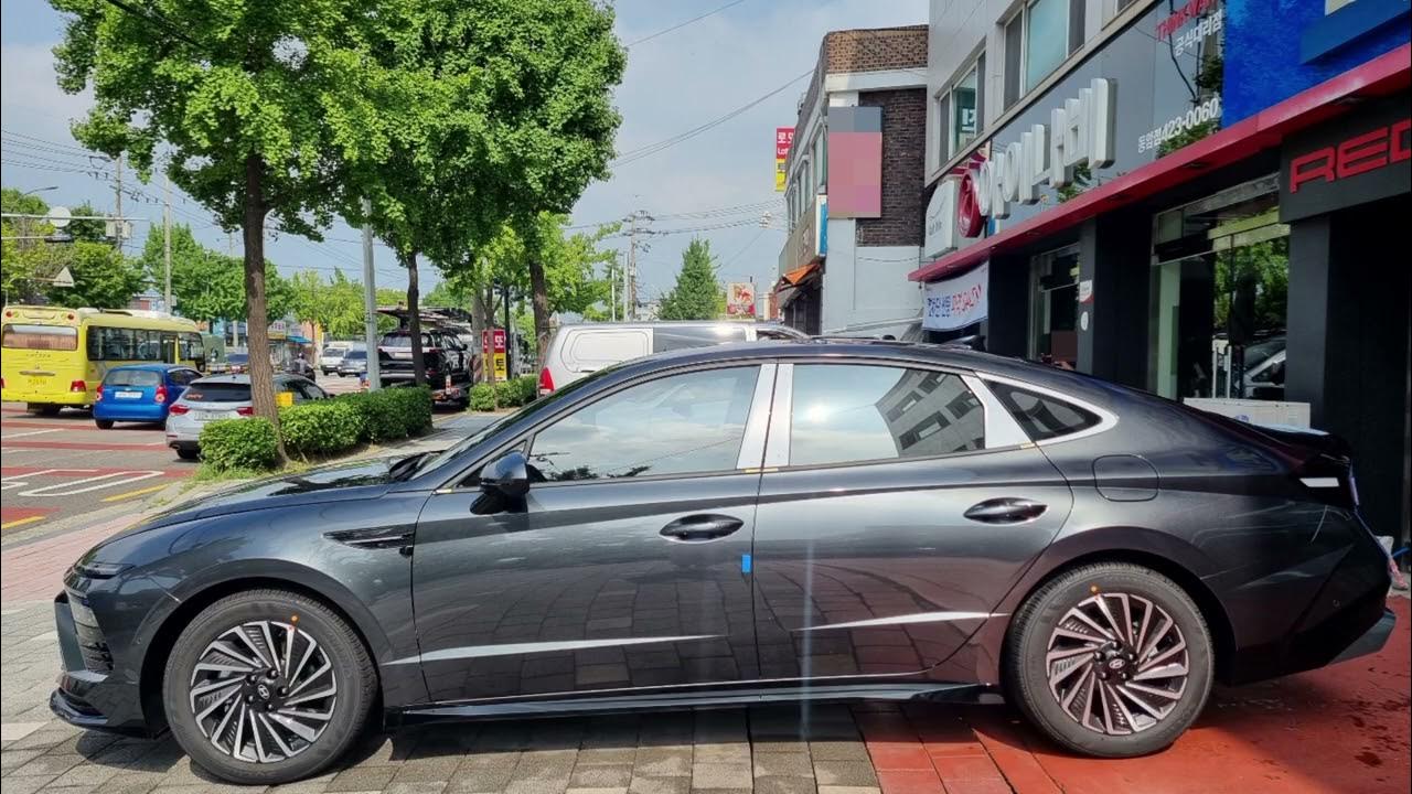 쏘나타 디 엣지 하이브리드 레인보우 VS200 V90 썬팅 - 레인보우 부평동암점 - YouTube