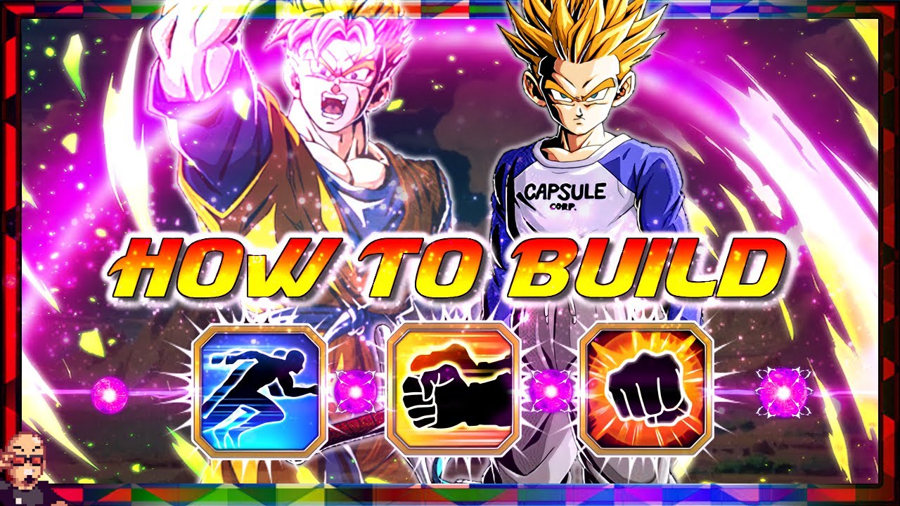 HOW TO BUILD! LR INT Future Ssj Gohan and Ssj Trunks DBZ: Dokkan Battle ...