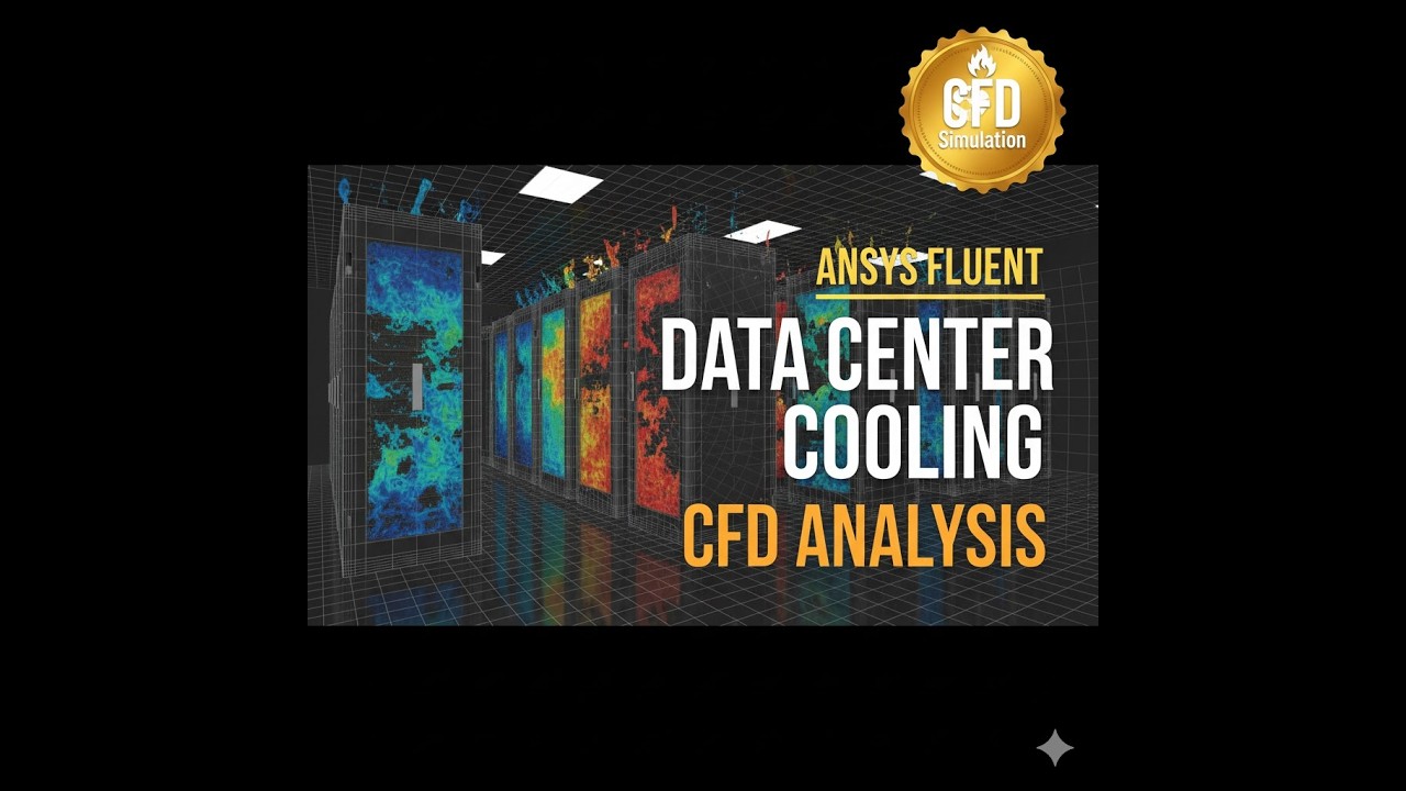 Data Center Cooling CFD Simulation in ANSYS Fluent - YouTube