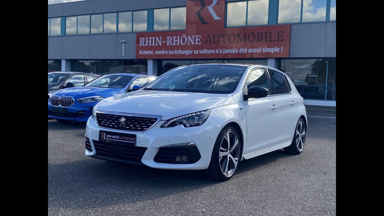 PEUGEOT 308 GT 180CH EAT8 1ERMAIN PANO DENON / 10586 - YouTube