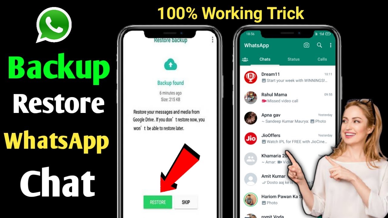 How To Backup And Restore WhatsApp Message On Android !! How To Recover ...