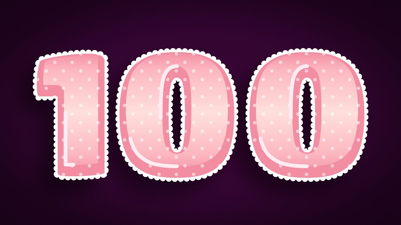 Count to 1-100 | Number Counting & Spelling for Kids | 123 Cartoon for ...