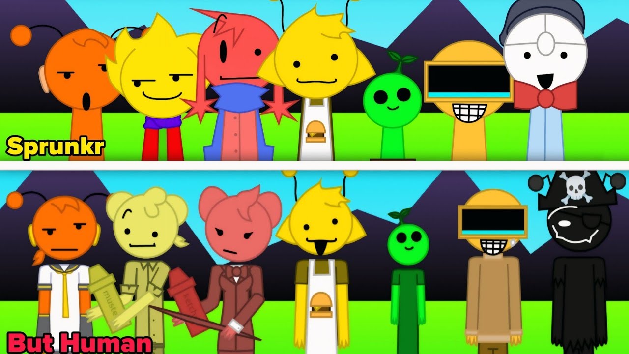 Incredibox Sprunki: Sprunkr But HUMAN Edition (New Mod & Bonus) - YouTube