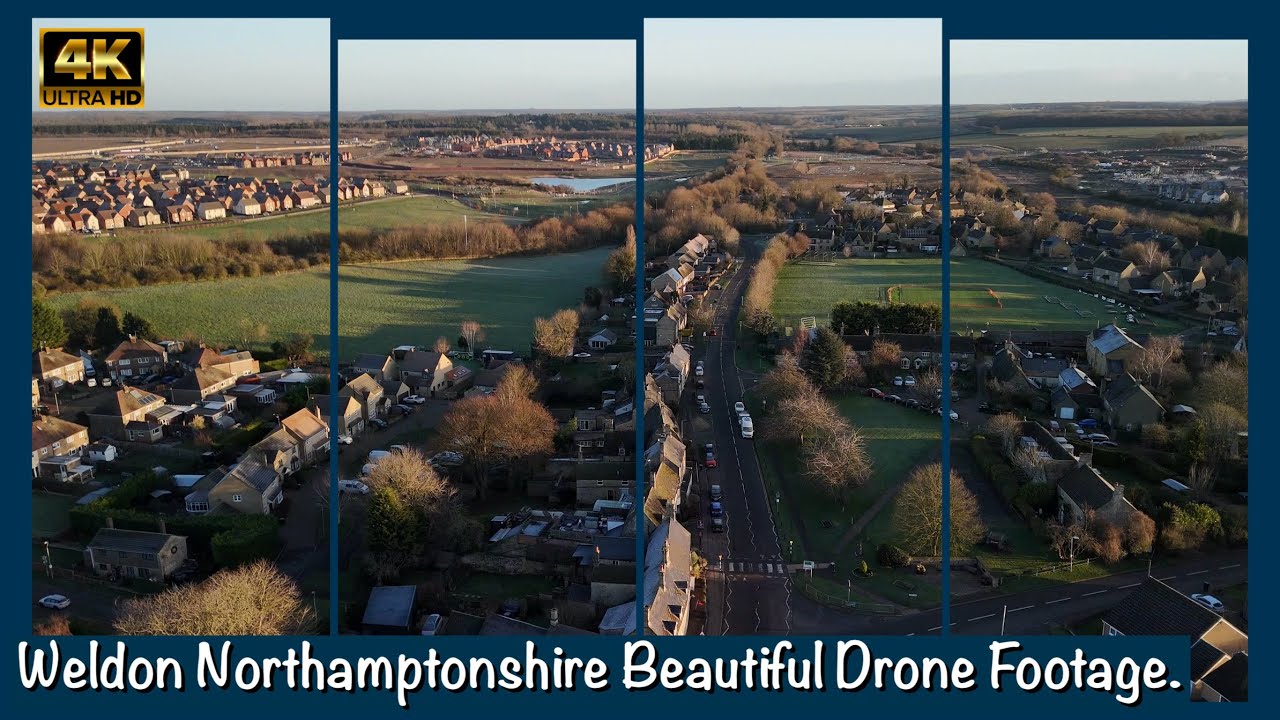 Weldon Northamptonshire | Stunning 4K Drone Footage | Captured with DJI ...