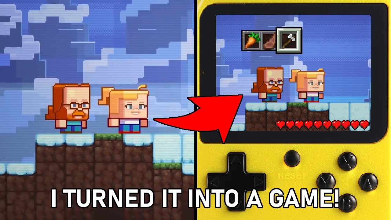 I Turned The Minecraft Vote Animations Into A Game | Tiny Jens Trailer ...