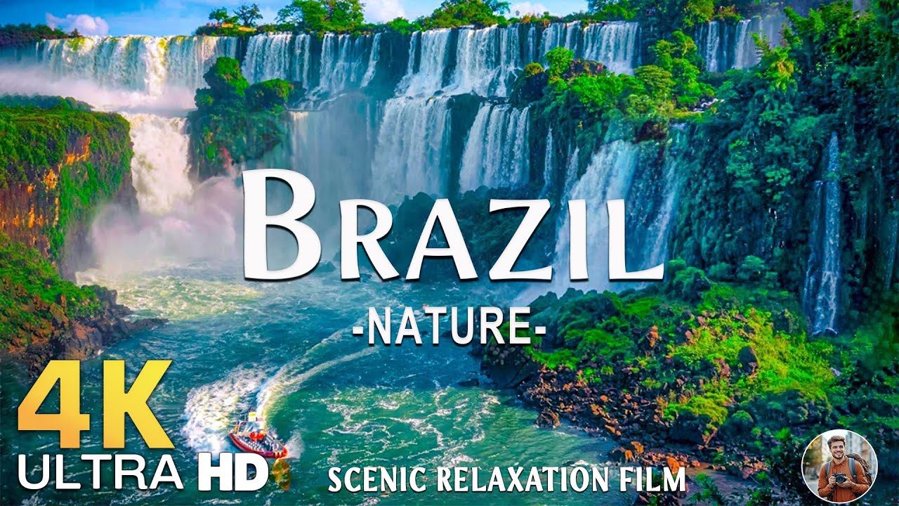 BRAZIL 4K UHD - Relaxing Music With Beautiful Nature Scenes 4K Video ...
