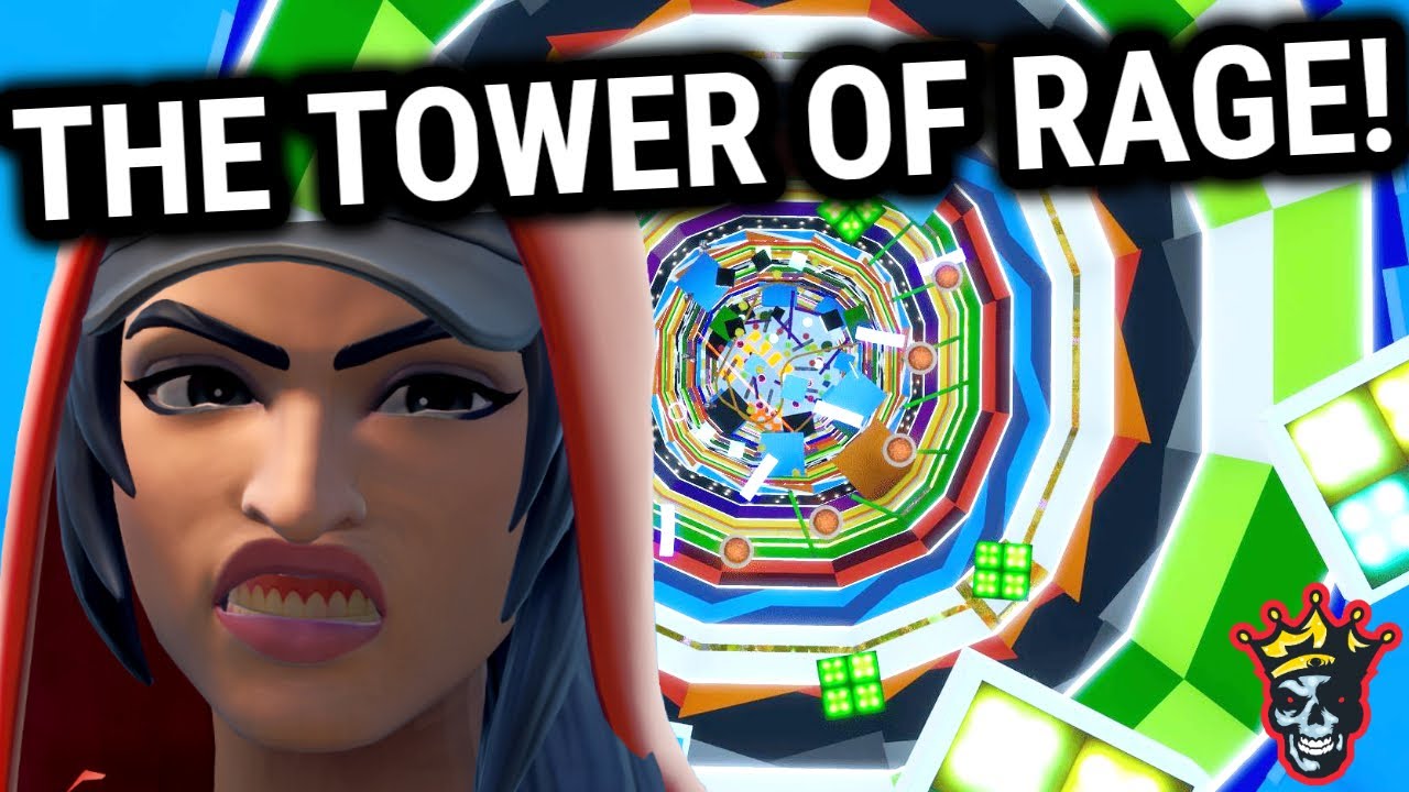 ATTEMPTING THE TOWER OF RAGE! (FORTNITE CREATIVE MODE) - YouTube