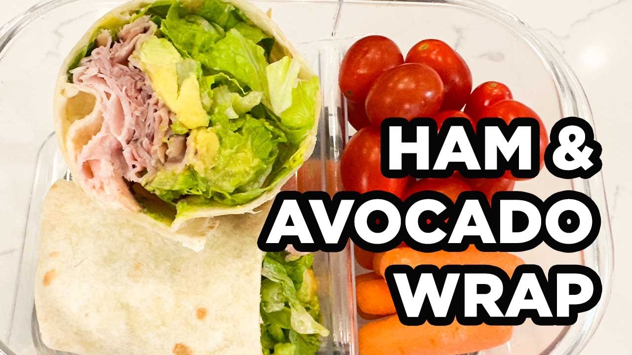 Ham and Avocado Tortilla Wrap | School Lunch Wraps by MOMables - YouTube