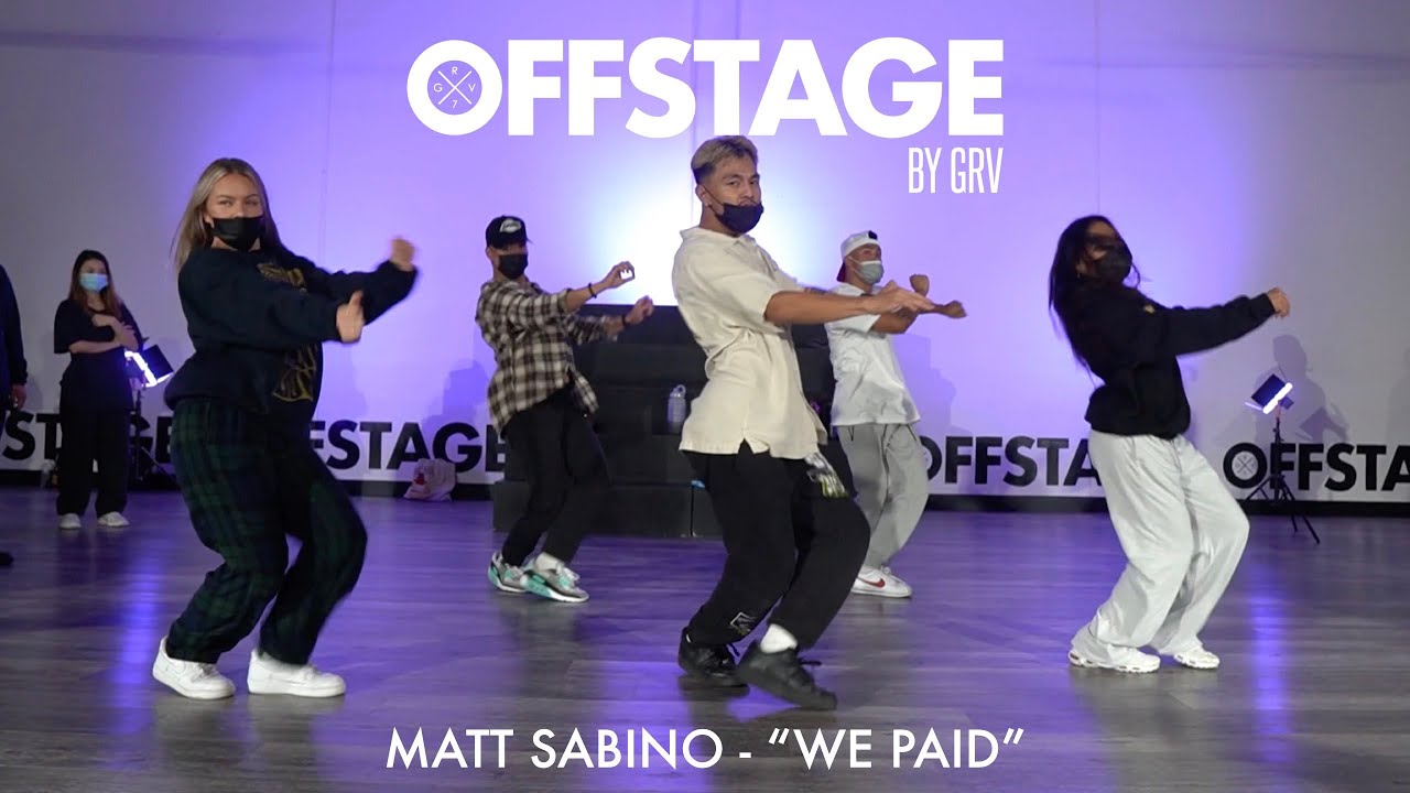 Matt Sabino Choreography to “We Paid” by Lil Baby & 42 Dugg at Offstage ...