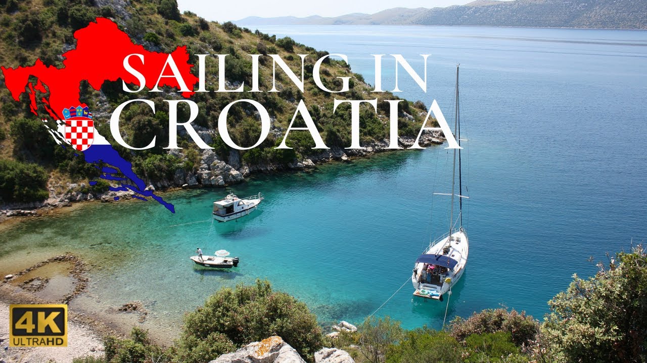 Boat Trip Adriatic Sea in Croatia 💦 Sailing in Croatia 4K Views - YouTube