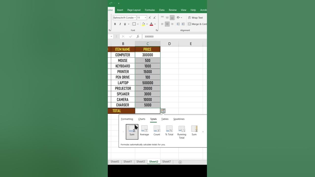 Various Ways For Sum In Excel Shorts Excel Sumformula 162 Youtube