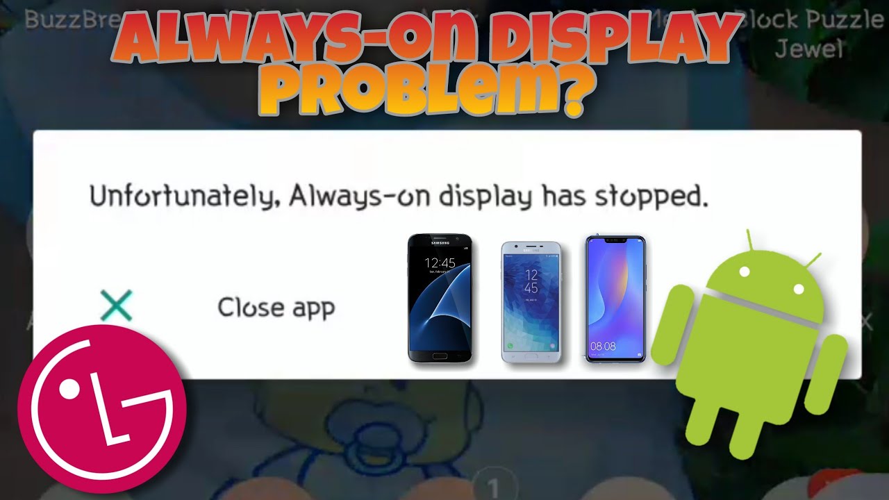 How to fix Always-on display stopped working - YouTube