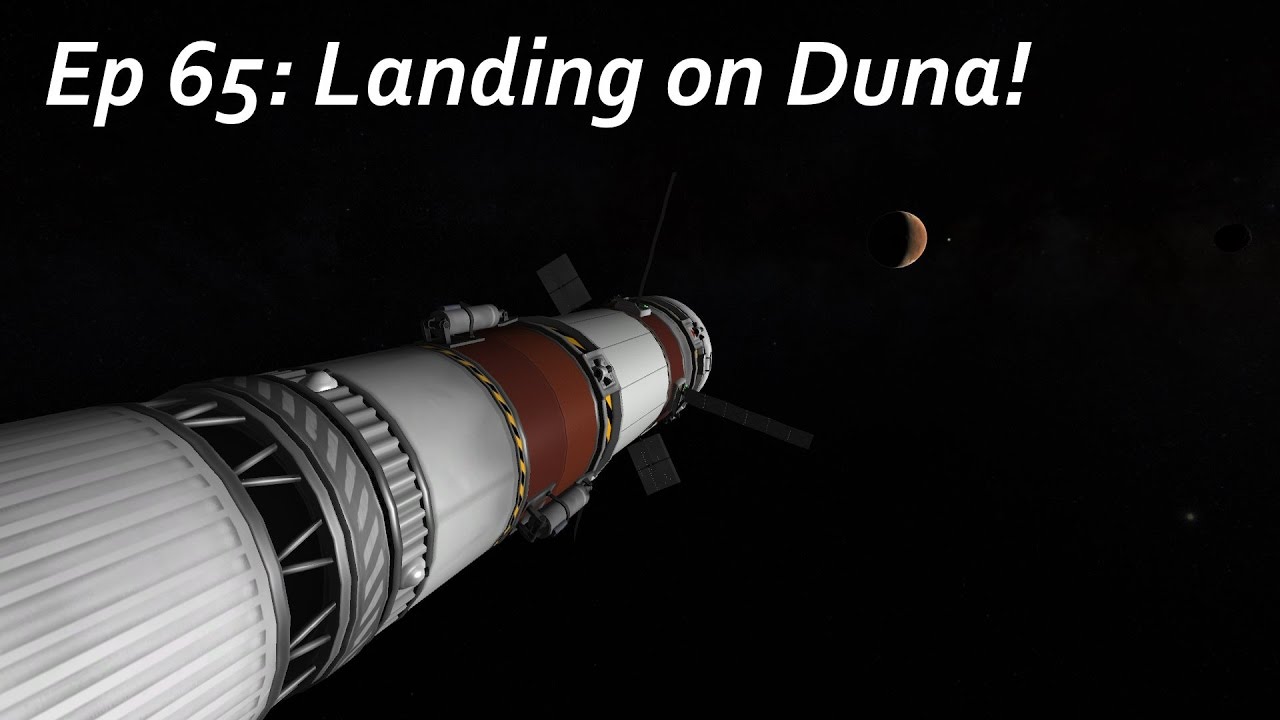 Landing on Duna! - KSP/MKS - Multiplanetary Species Episode 65 - YouTube