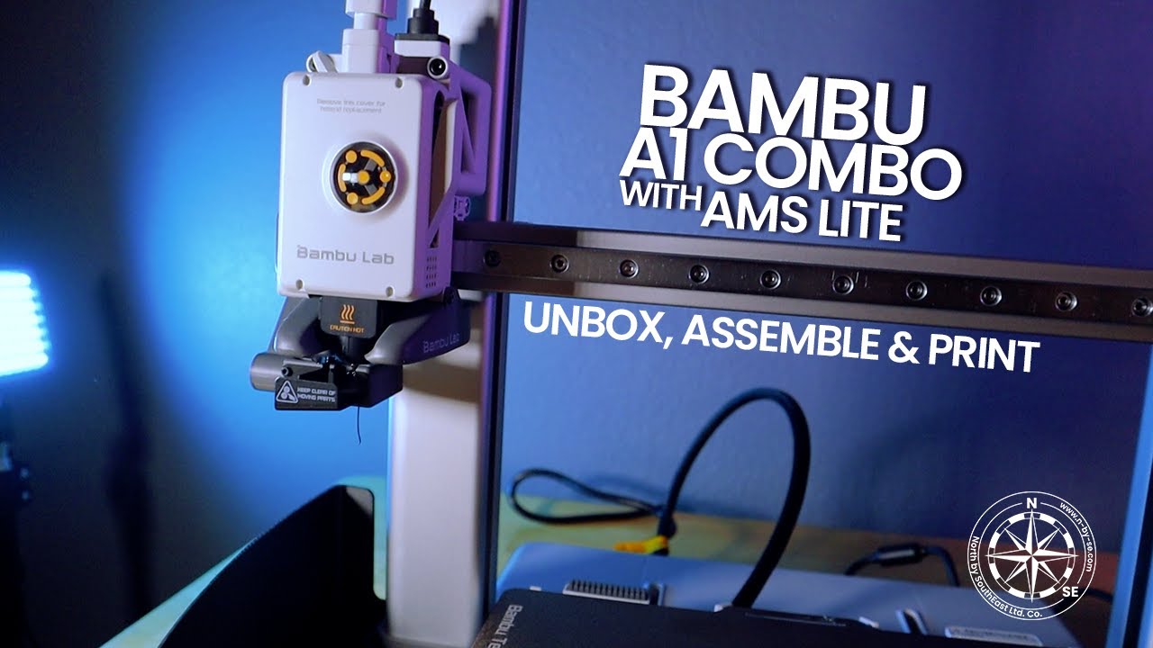 Bambu Labs A1 Combo with AMS Lite | Unboxing, Assembling & Printing ...