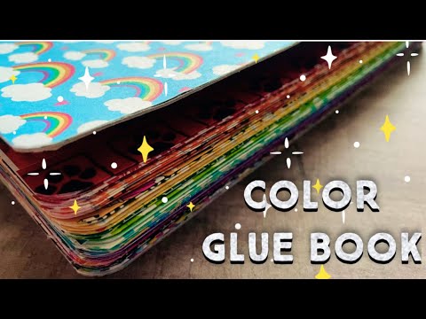 Color Glue Book📓 • I’m OBSESSED🥰• #gluebook #collage #paper # ...